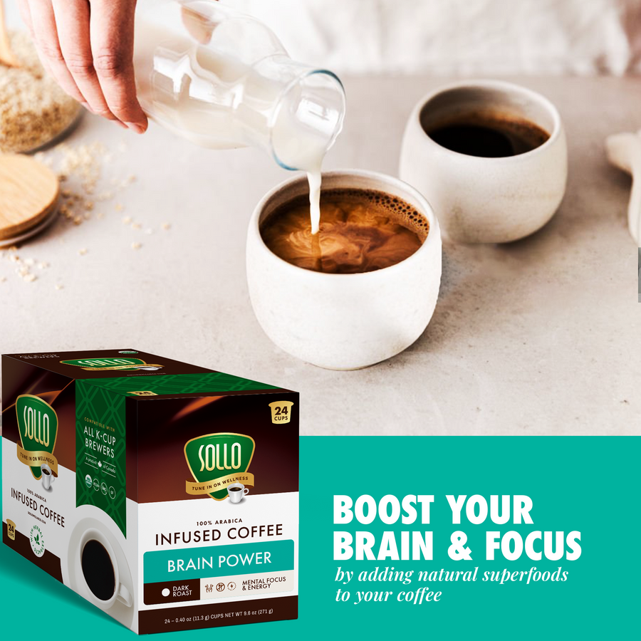Brain Power Coffee Pods – Sollo Wellness