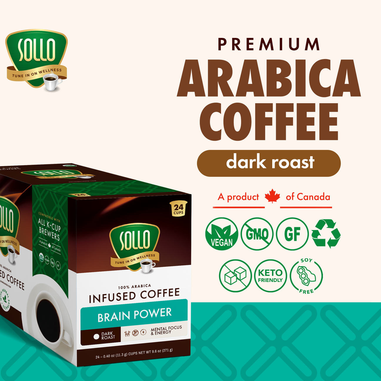 Brain Power Coffee Pods – Sollowellness