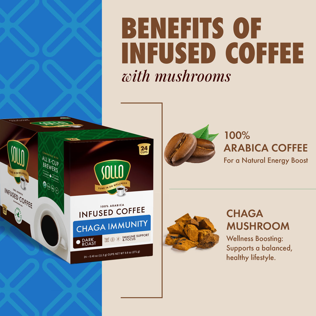 Chaga Mushroom Coffee Pods – Sollowellness