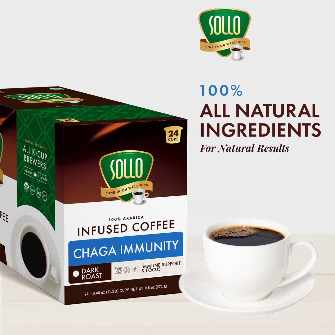 Chaga Mushroom Coffee Pods – Sollowellness