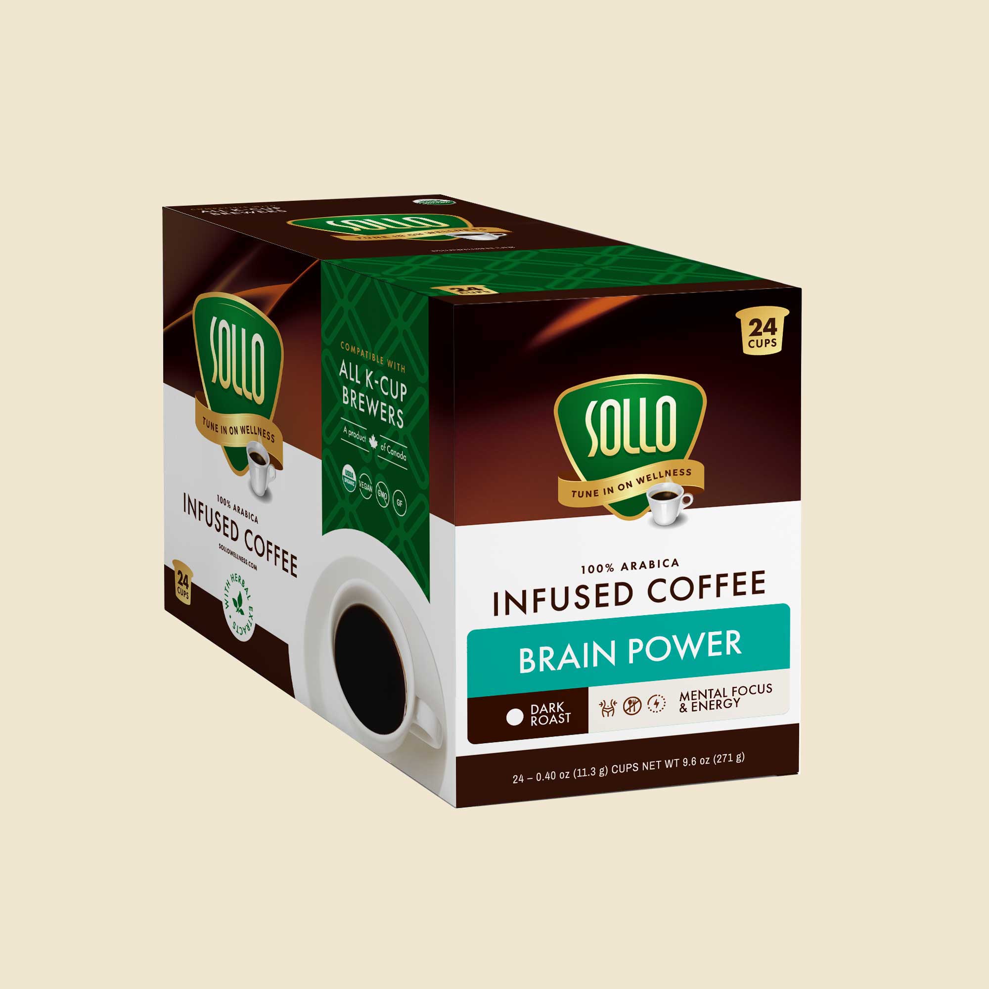 Infused Coffees and Teas With Vitamins and Herbal Extracts – Sollo Wellness