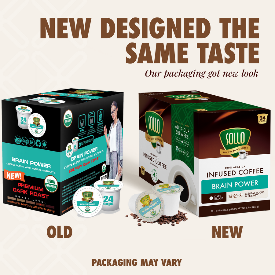 Brain Power Coffee Pods – Sollowellness