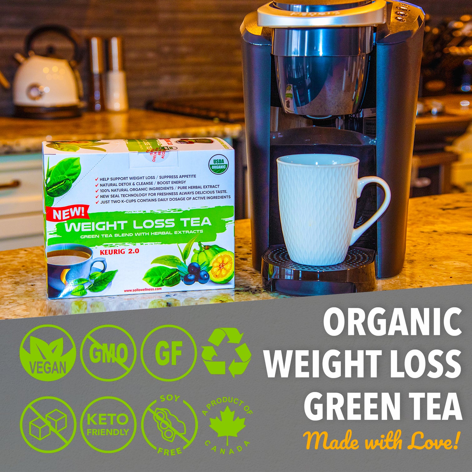 Weight Loss Green Tea Pods – Sollowellness